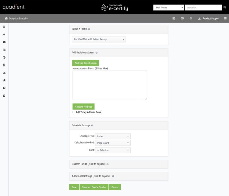 Getting Started - ConnectSuite e-Certify