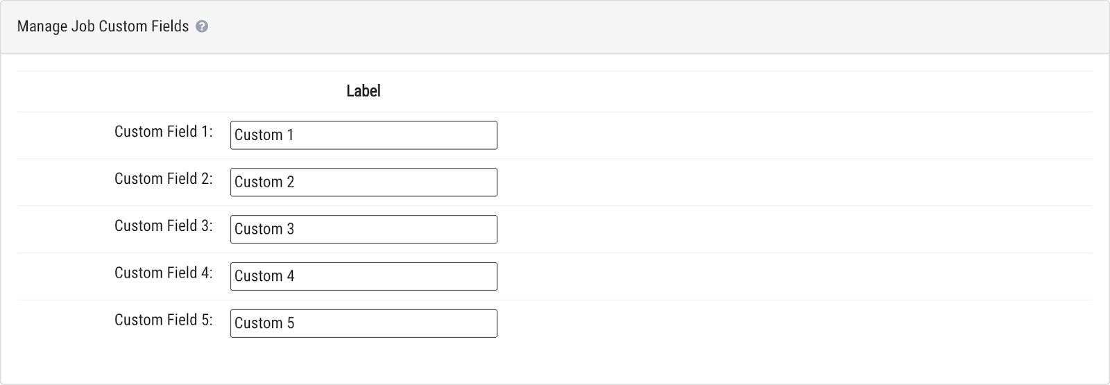 Custom Fields - ConnectSuite e-Certify