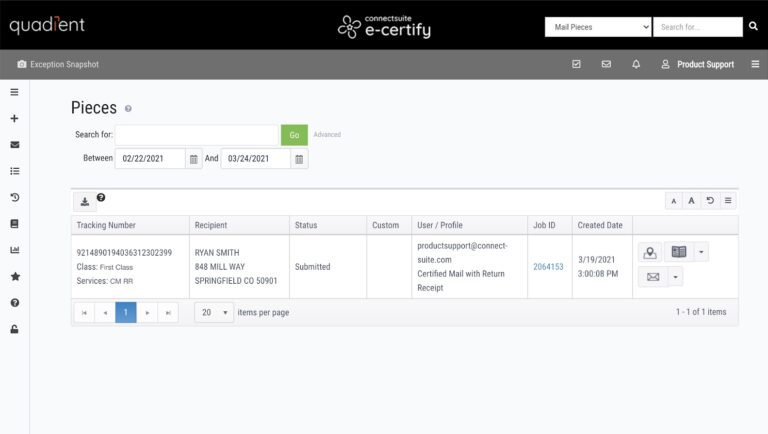 Getting Started - ConnectSuite e-Certify
