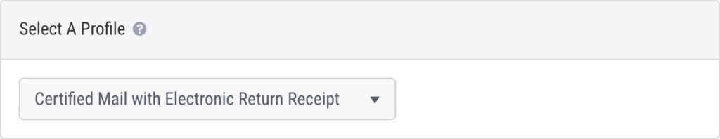Mail Piece Creation - ConnectSuite e-Certify