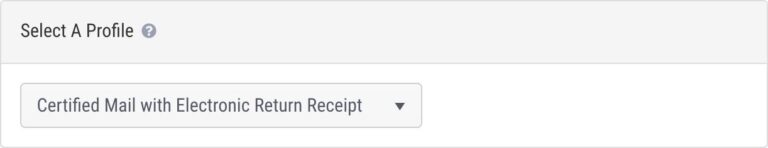 Mail Piece Creation - ConnectSuite e-Certify