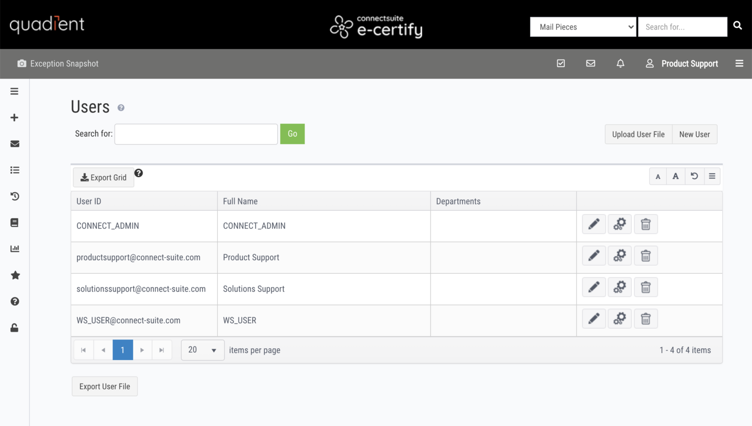 Getting Started - ConnectSuite e-Certify