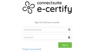 Getting Started - ConnectSuite e-Certify